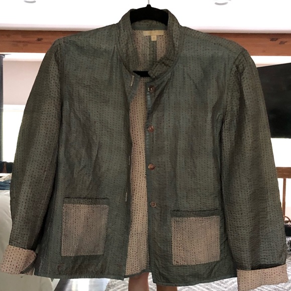 Tops | 10 Silk Italian Button Up | Poshmark